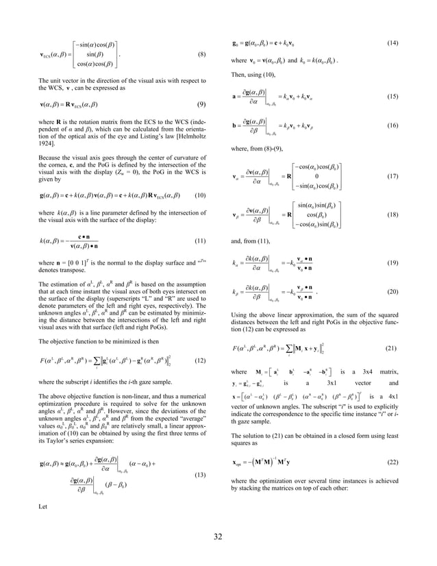 Model User Calibration Free Remote Gaze Estimation System Pdf