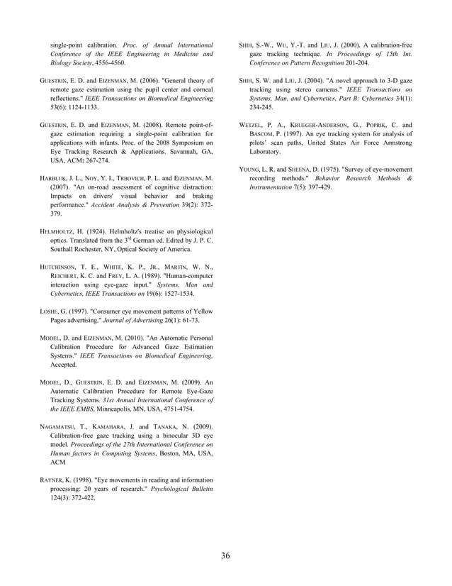 Model User Calibration Free Remote Gaze Estimation System Pdf