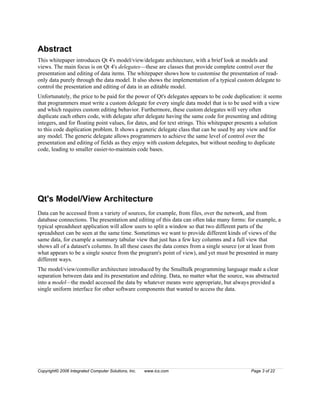 Model view-delegates-whitepaper | PDF