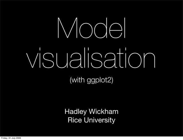 Model Visualisation With Ggplot2 Ppt