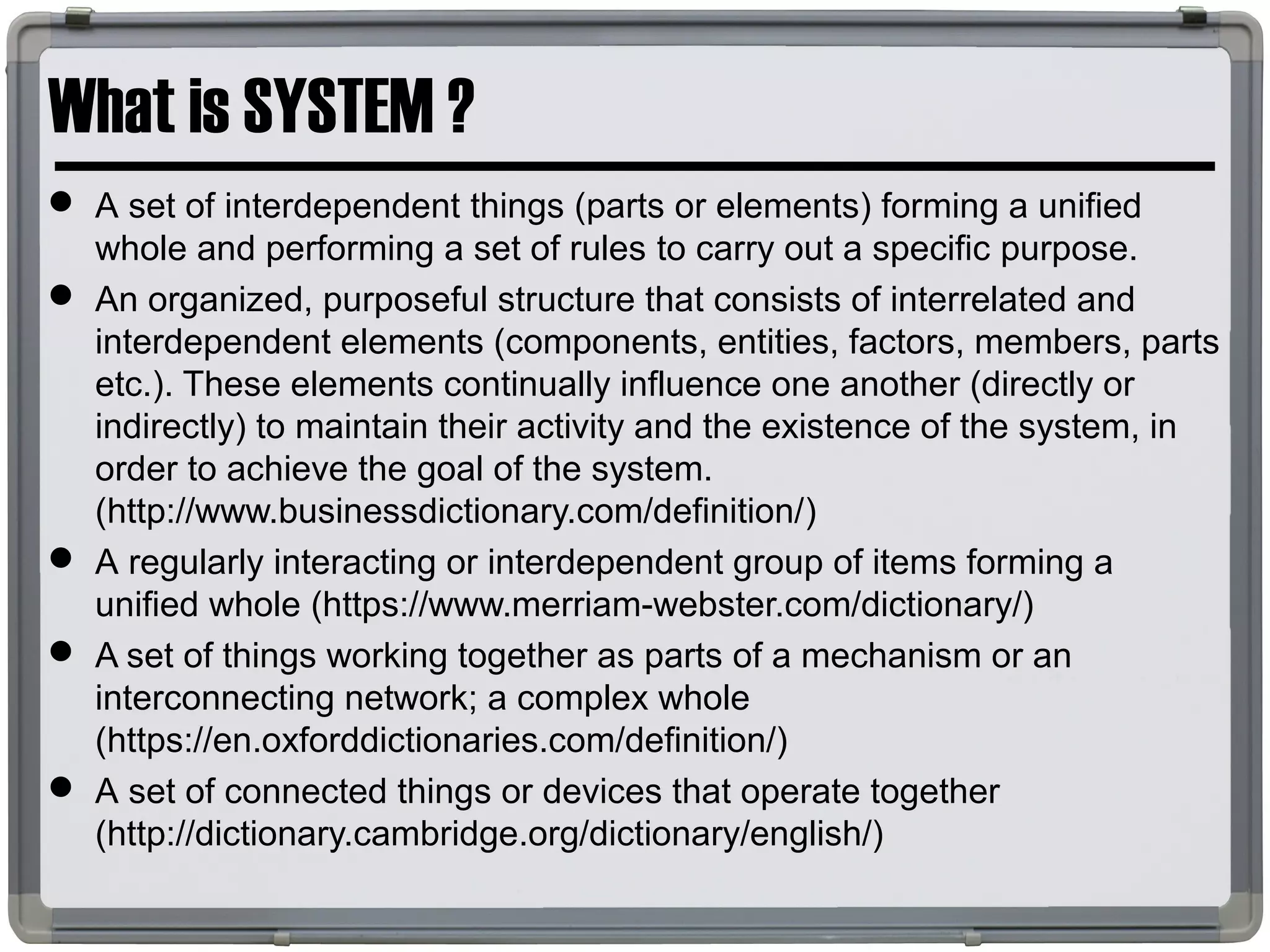 Modul 02 Prinsip Dasar Sistem | PPT