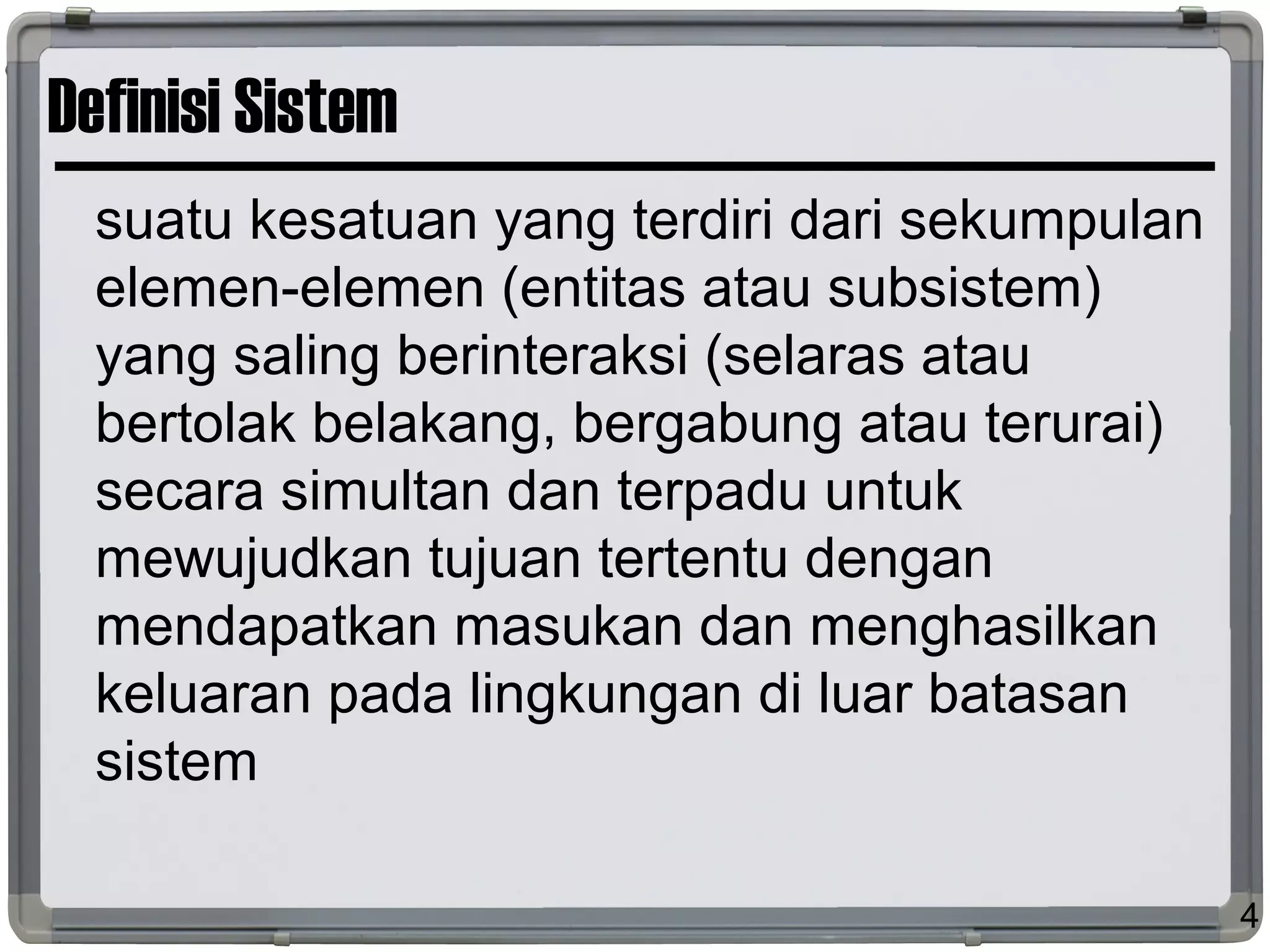 Modul 02 Prinsip Dasar Sistem | PPT