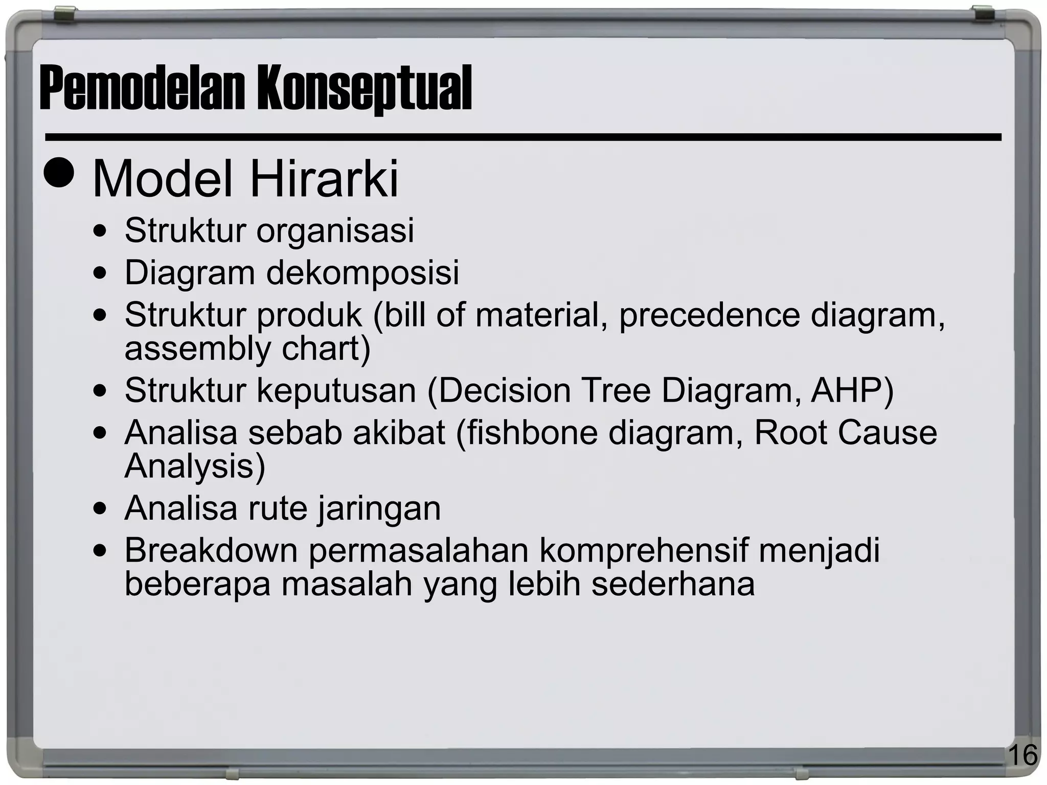 Modul 05 Pemodelan Konseptual | PPT
