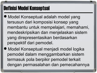 Modul 05 Pemodelan Konseptual | PPT