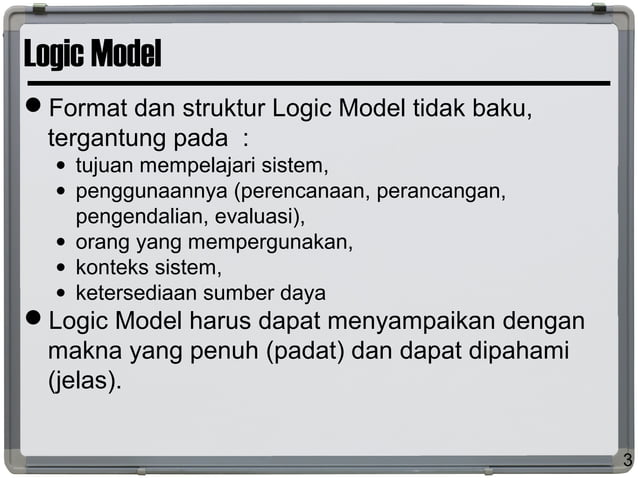 Modul 09 Logic Model | PPT