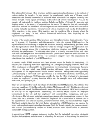 Model 1.2 - HRM and Organizational Performance.docx