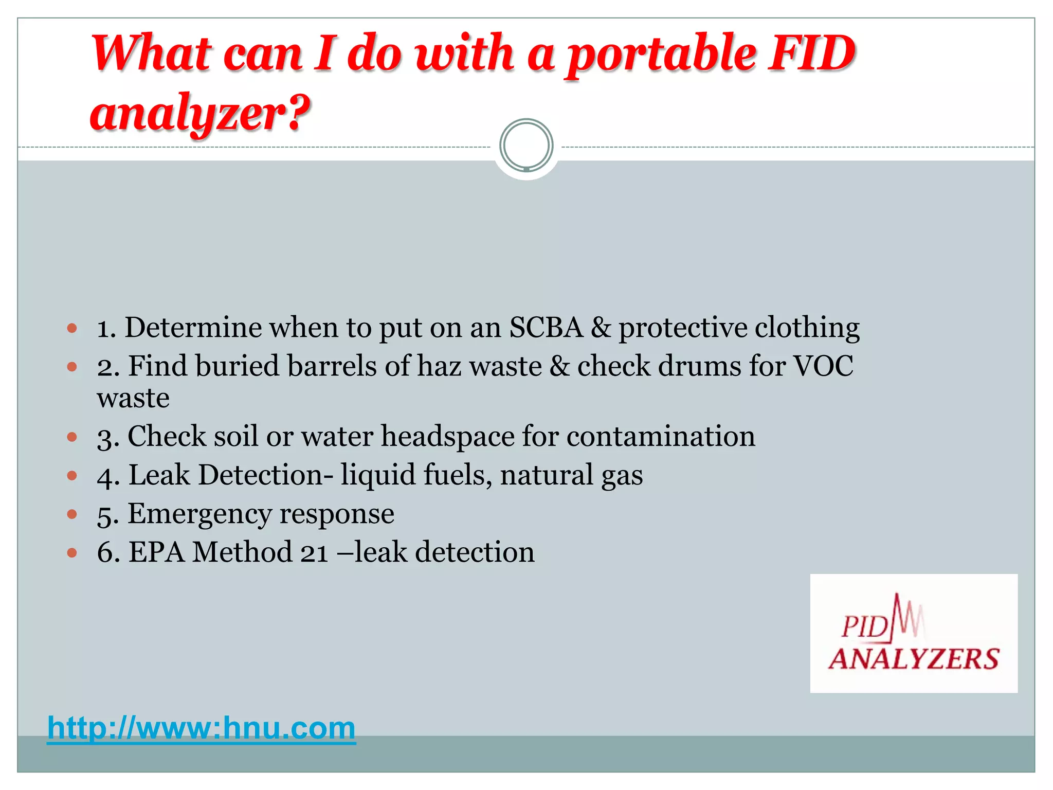 Model 115 portable fid presentation 812 | PDF