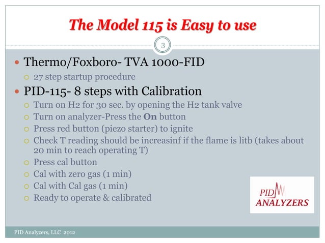Model 115 portable fid presentation 812 | PPT