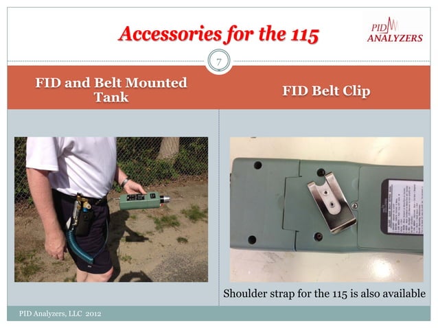 Model 115 portable fid presentation 812 | PPT