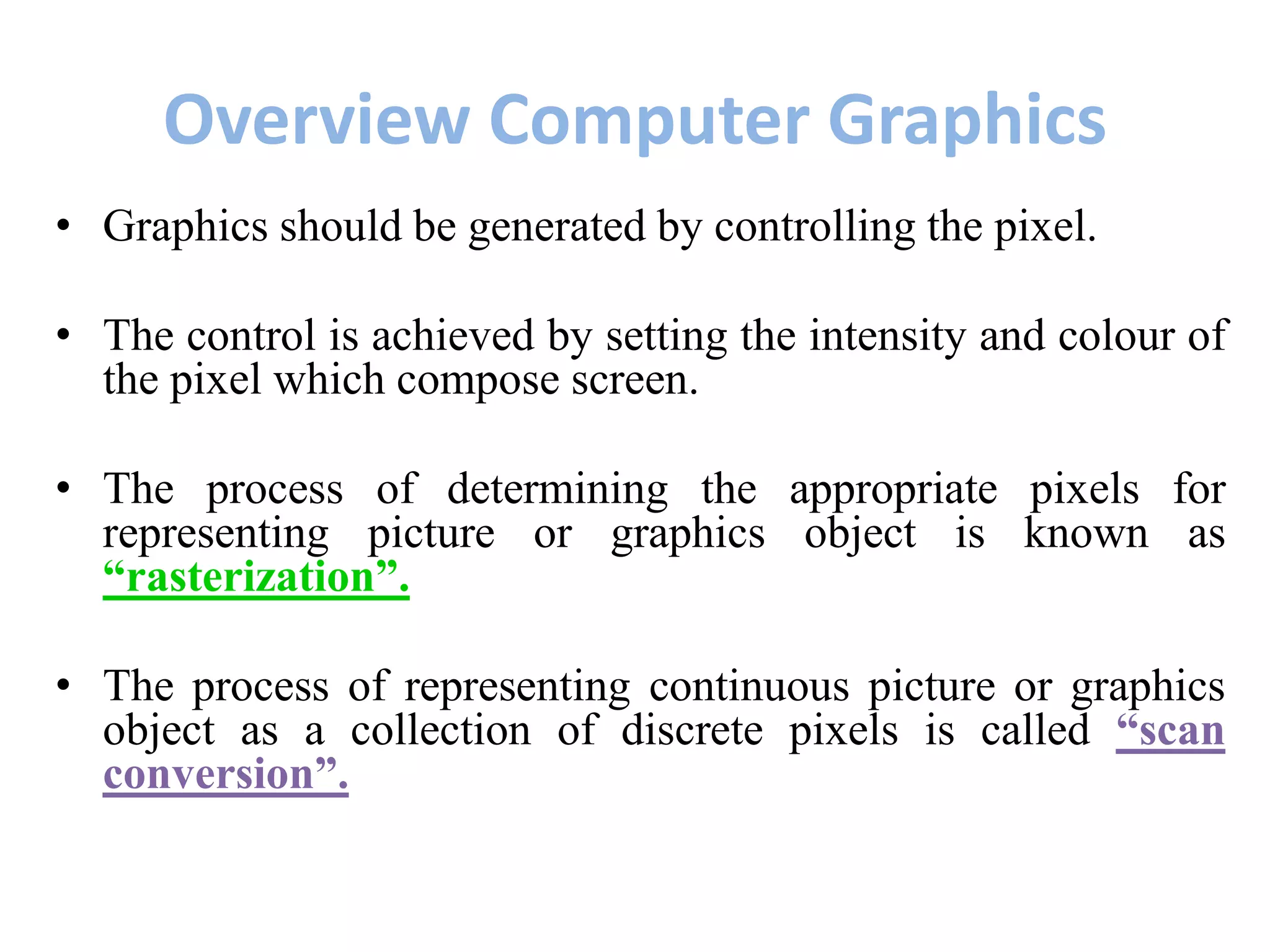 Model 1 multimedia graphics and animation introduction (1) | PPT
