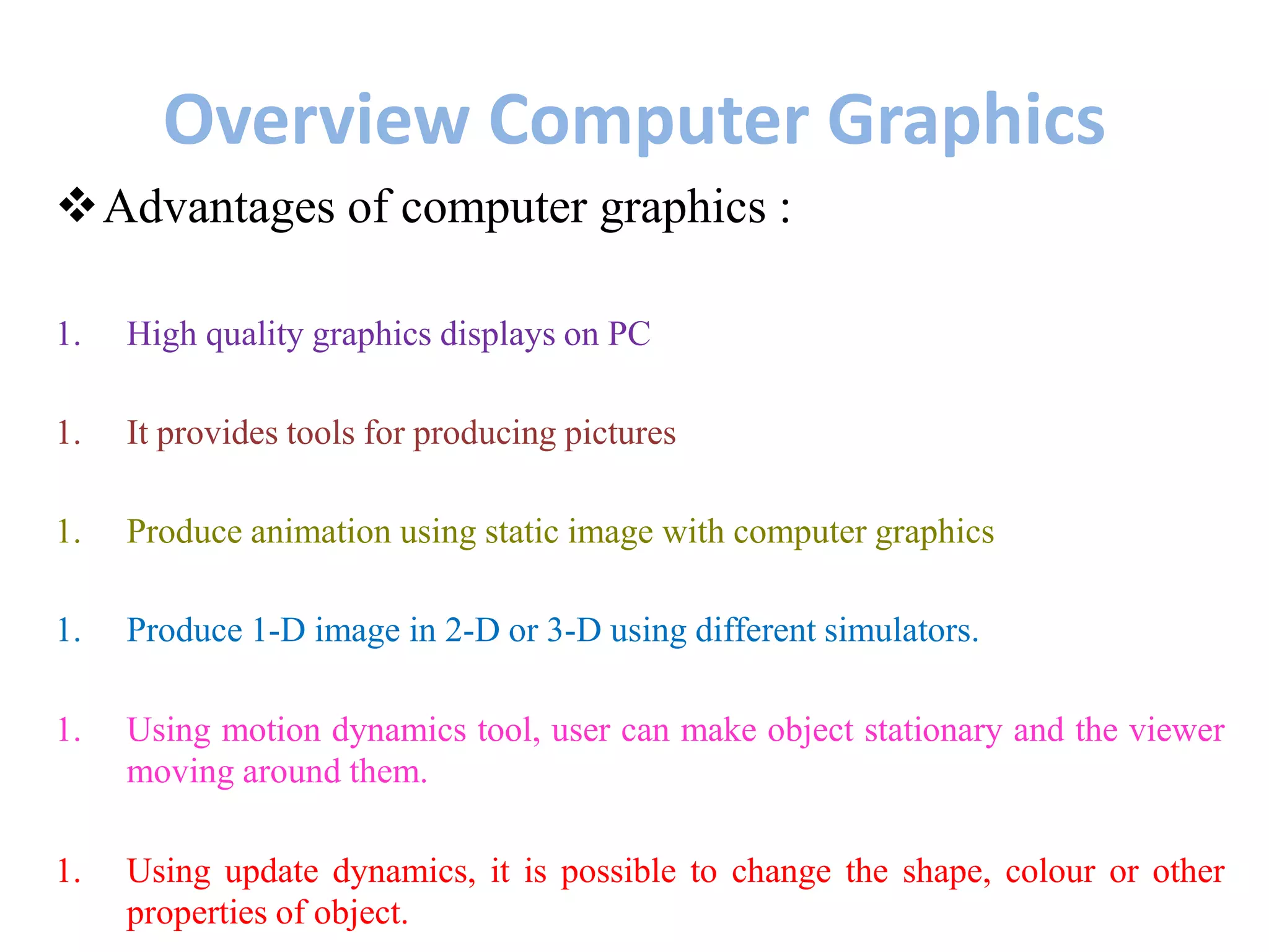 Model 1 multimedia graphics and animation introduction (1) | PPT