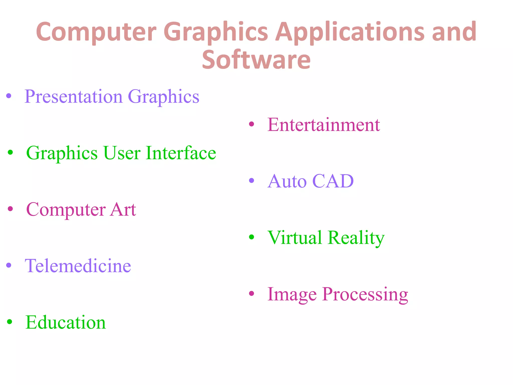 Model 1 multimedia graphics and animation introduction (1) | PPT