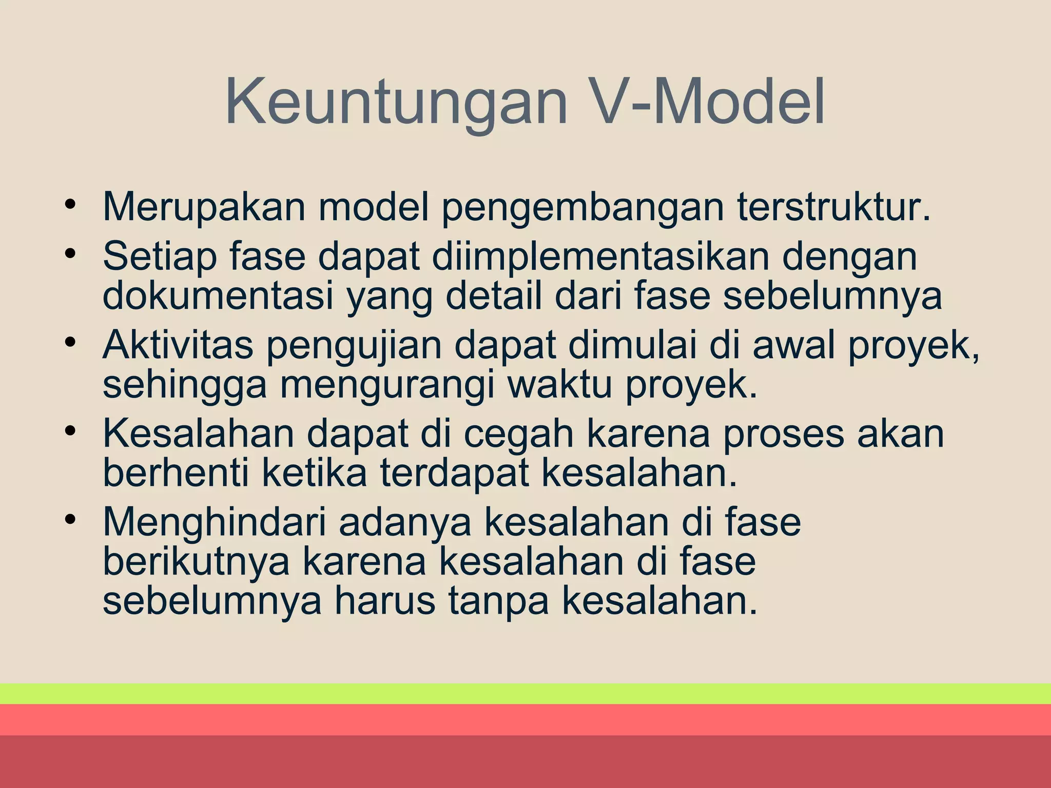 Perbedaan Software Proses Model V-Model dan Iterative | PPT