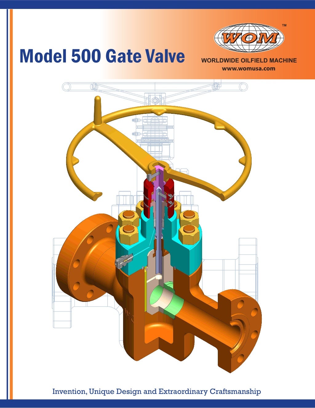 Model 500 Gate Valve, Model 500 Gate Vales Manufacturers - WOM Group