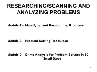 Community Policing: ASU Problem Oriented Policing | PPT