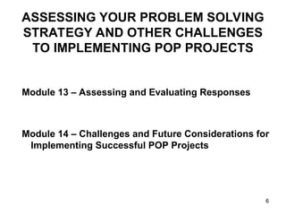 Community Policing: ASU Problem Oriented Policing | PPT