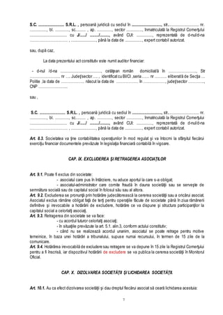 Model act constitutiv onrc pentru srl (1) | DOC