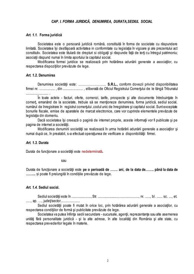 Model act constitutiv onrc pentru srl (1)