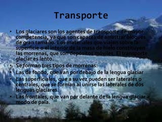 Modelado glaciar | PPTX