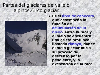 Modelado glaciar | PPT