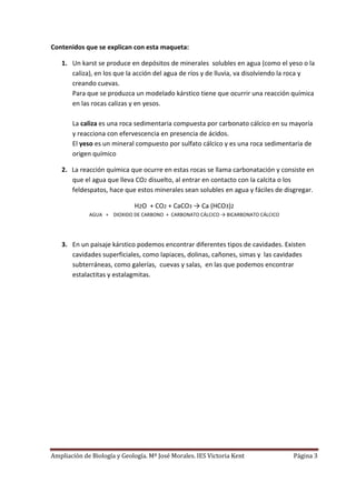 Modelado karstico | PDF