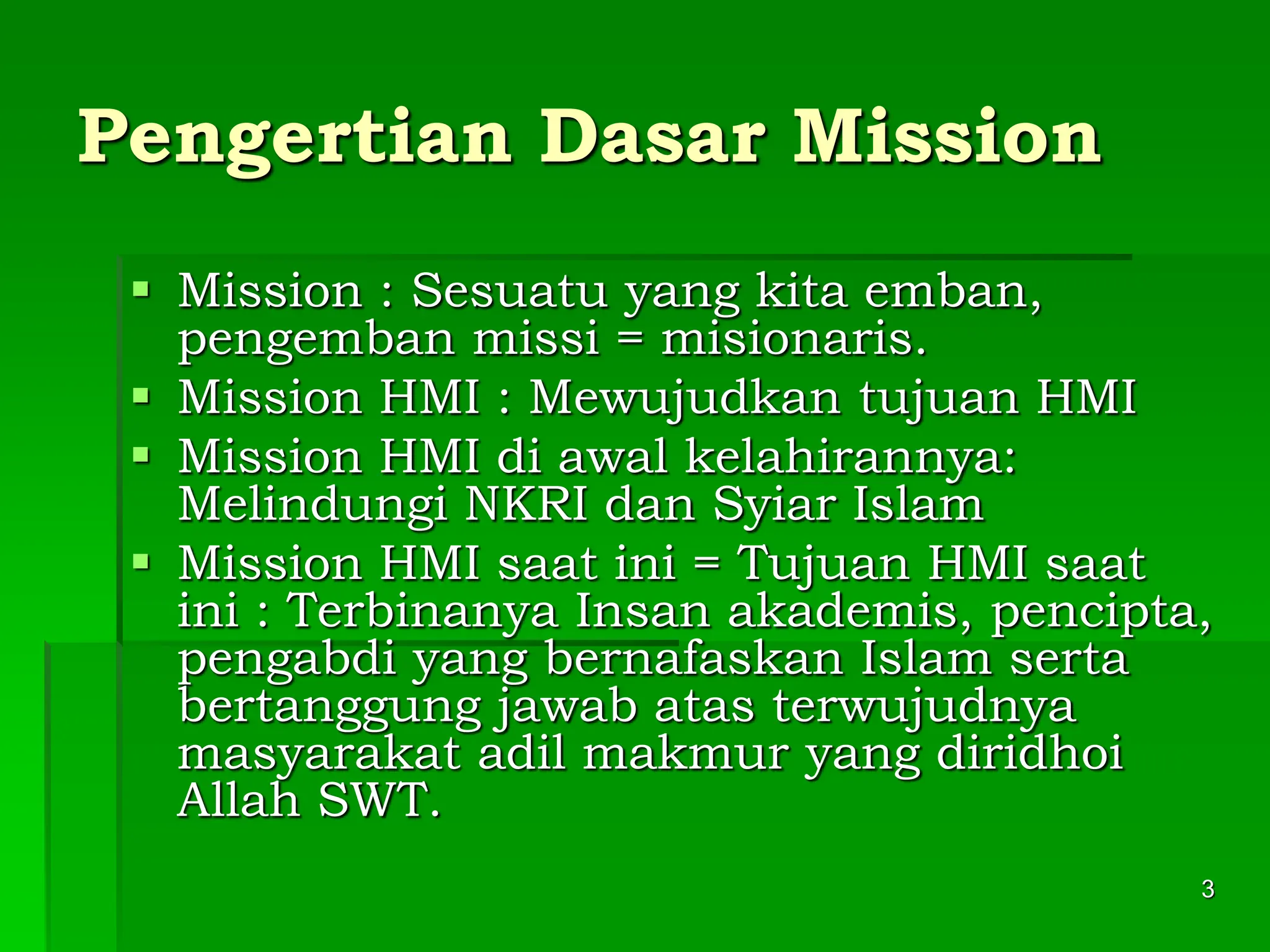 Model Alur Kerja Mission HMI.ppt