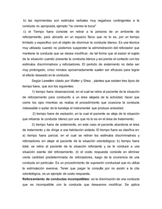 Modelamiento de la conducta | DOCX