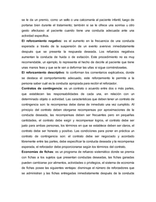 Modelamiento de la conducta | DOCX