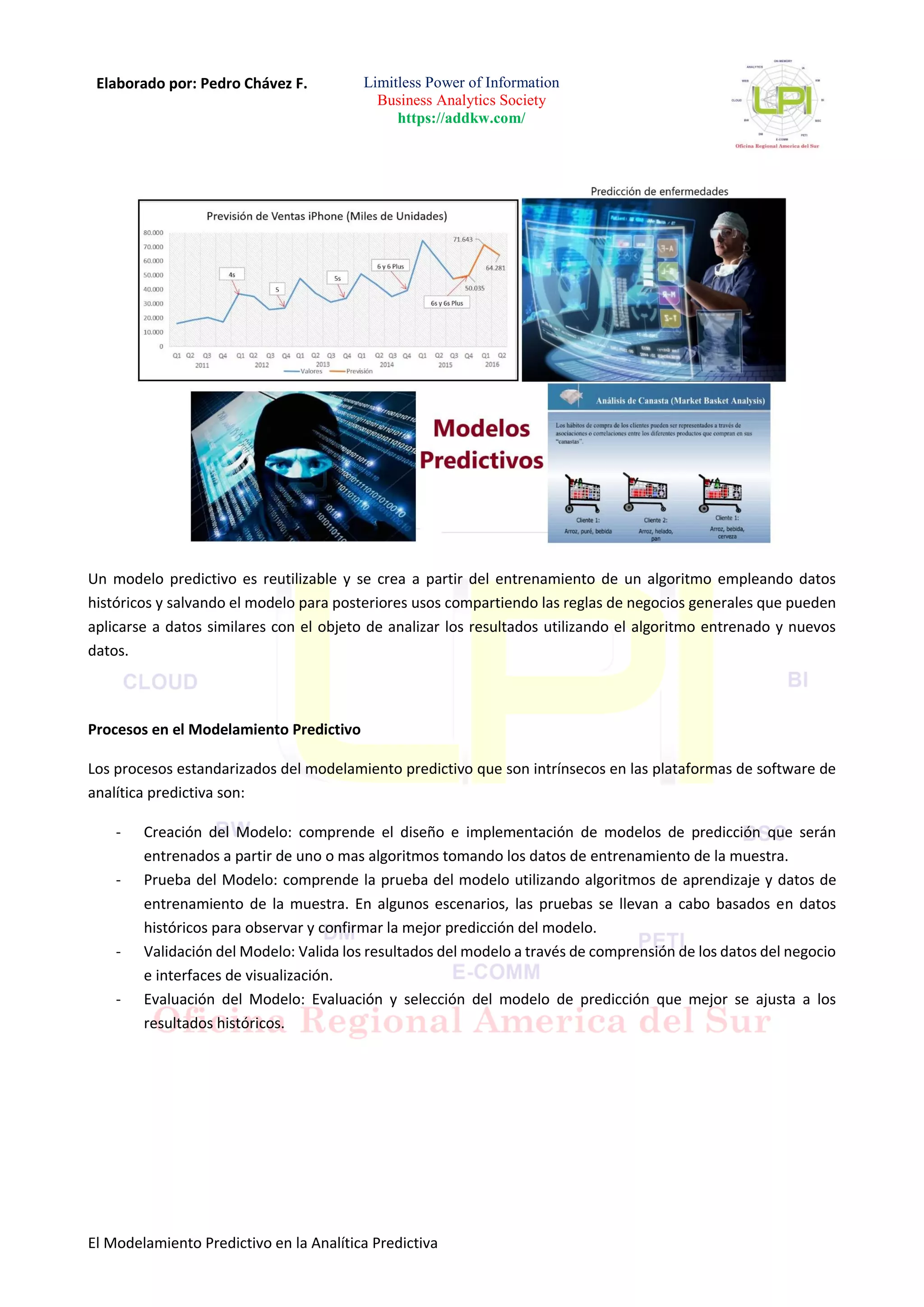 Modelamiento predictivo en Analítica Predictiva | PDF | Databases ...