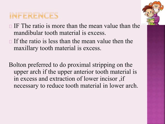 Model analysis - Bolton's Analysis | PPTX