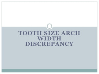 Model analysis in orthodontics | PPTX
