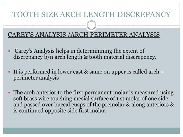 Model analysis in orthodontics | PPTX