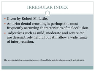 Model analysis in orthodontics | PPTX
