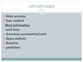 Model analysis in orthodontics | PPTX