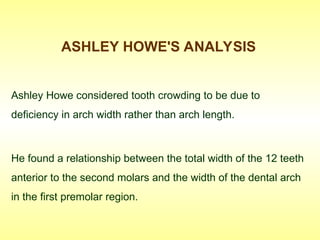 Model analysis in orthodontics presentation | PPT
