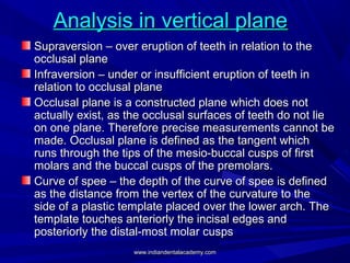 Model analysis 1 /certified fixed orthodontic courses by Indian dental ...