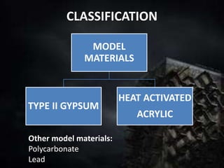 Model and die materials | PPTX