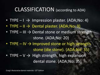 Model and die materials | PPTX
