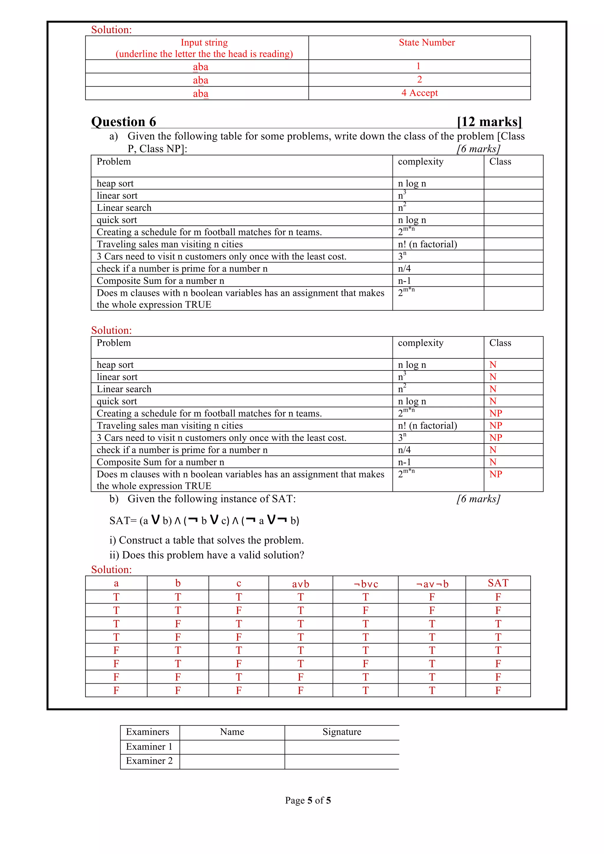 Model answer of exam TC_spring 2013 | PDF