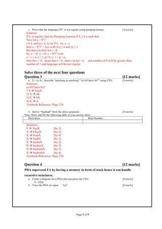 Model answer of exam TC_spring 2013 | PDF