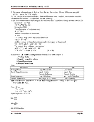 Solved MSBTE Sample Paper Basic Electonics (EJ2I) | PDF