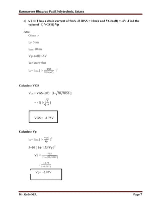Solved MSBTE Sample Paper Basic Electonics (EJ2I) | PDF