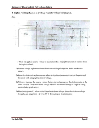Solved MSBTE Sample Paper Basic Electonics (EJ2I) | PDF