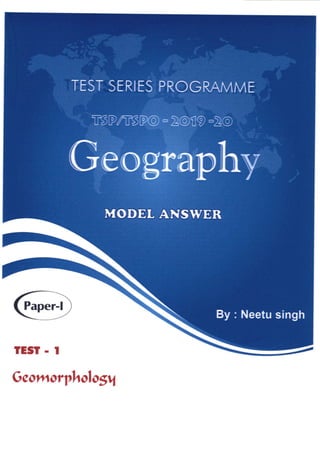 Model Answer test - 1 Sample Copy | PDF