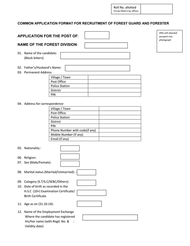 Model application format(1) | PDF