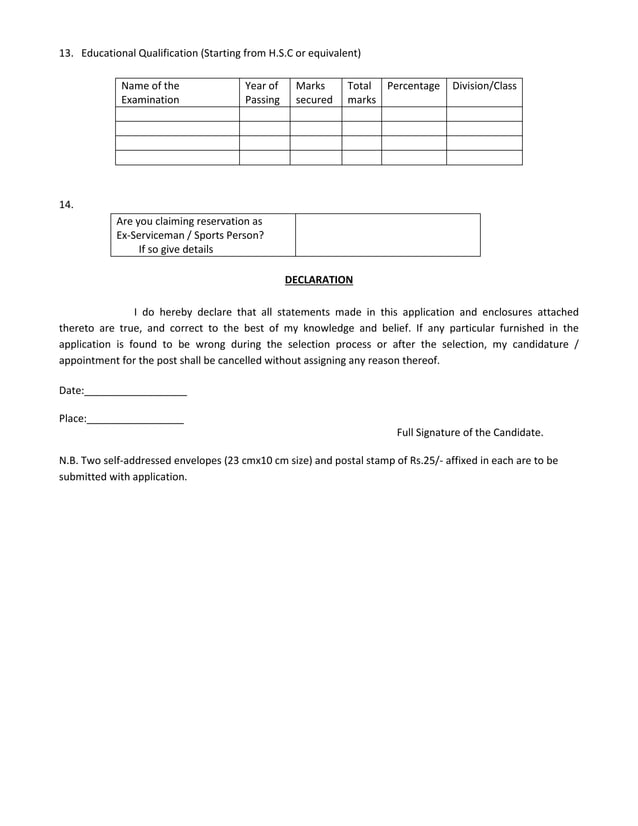 Model application format(1) | PDF