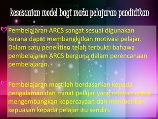 Model arcs (j | PPTX