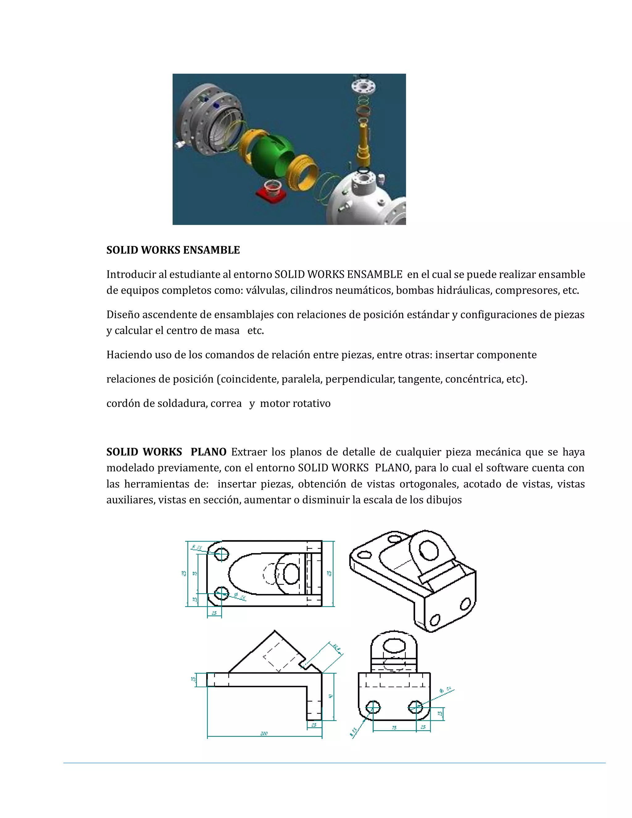 Modelar ensamblar Piezas con Solidworks TUTORIAL.pdf