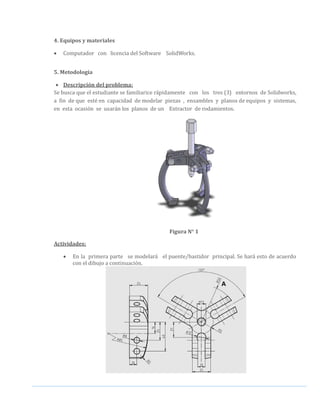 Modelar ensamblar Piezas con Solidworks TUTORIAL.pdf