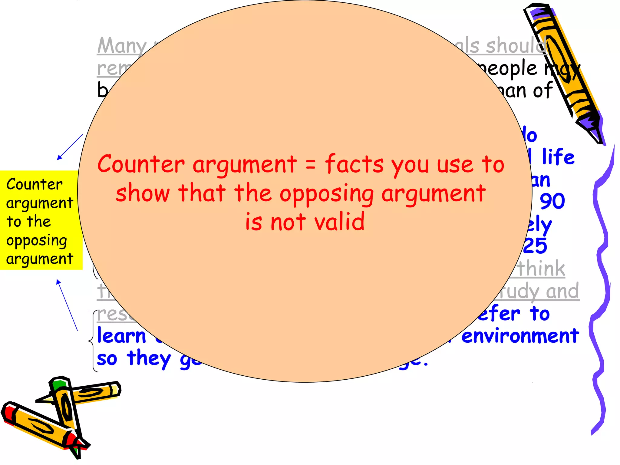 Argumentative Essay Presentation Slides | PPT